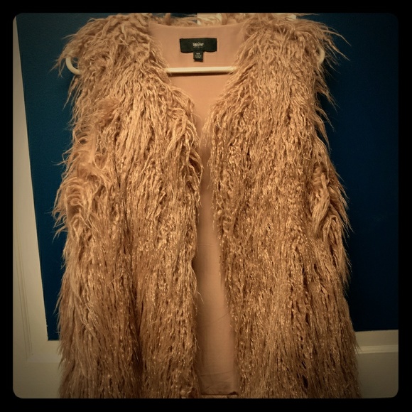 Mossimo Supply Co. | Jackets & Coats | Mossimo Pink Fur Vest | Poshmark